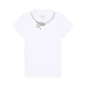 Givenchy Crystals Snake Slim Fit T-shirt