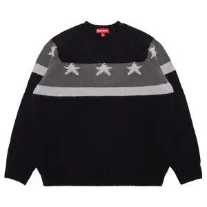 Supreme Stars Sweater - Black