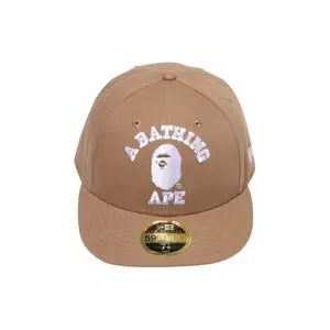 A BATHING APE College New Era 59fifty Low Profile Cap - Tan
