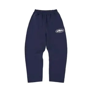CORTEIZ Island Puff Print Open Hem Sweatpant - Blue