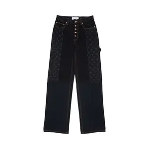 MARINE SERRE Moon Denim Boyfriend Trousers