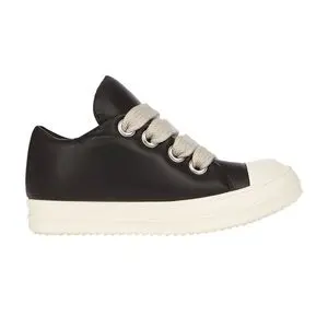Rick Owens Porterville Jumbo Laced Padded Low Top Sneakers - Black