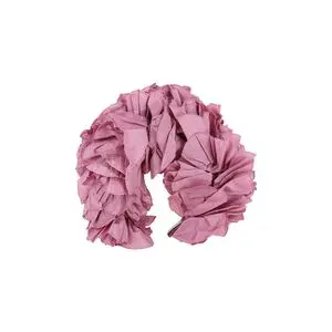 Gucci Ruffle Silk Headband - Pink