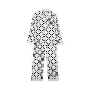 Off-White Arrow Pattern Pyjamas /white - Black