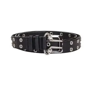 AMBUSH Grommet Leather Belt - Black