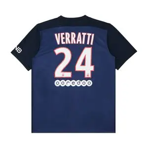 PARIS SAINT-GERMAIN Verratti #24 Home Stadium Jersey - Blue