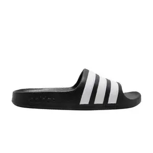 Adidas Adilette Aqua Slides - Black