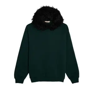 Marni Faux Fur Oversized Hoodie