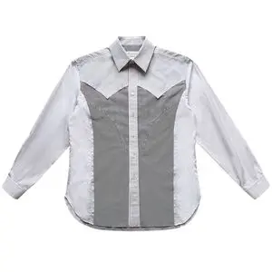 MAISON MARGIELA Patchwork Stripes Button-down Shirt