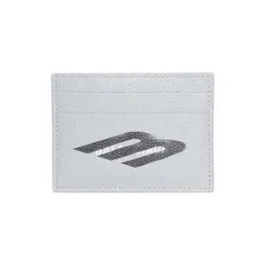 Balenciaga Cash Card Holder 'heather /light Black/white - Grey