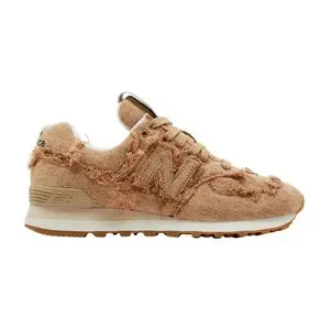 Miu Miu X 574 'denim' Sneakers - Tan