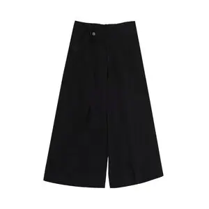 Loewe Cropped Belted Trousers - Black