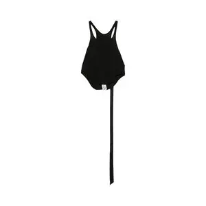 Rick Owens Cropped Tank Top - Black