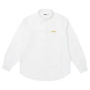 PALACE Seersucker Oxford Shirt - White