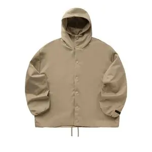 Fear Of God Textured Nylon Hooded Coaches Jacket - Tan