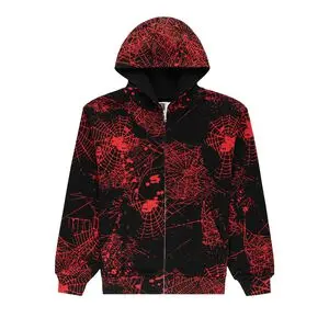 SP5DER Aop Web V2 Zip Up Hoodie