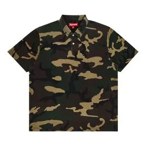 Supreme Washed Camo Polo - Multicolor