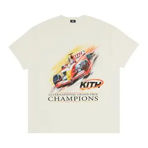 Kith F1 Champion Vintage Tee - Tan