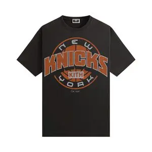 Kith For The New York Knicks Showtime Vintage Tee - Black