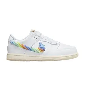 Nike Dunk Low Ps 'rainbow Lace Swoosh