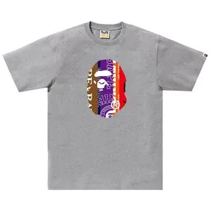 A BATHING APE Fans Scarf Ape Head Tee