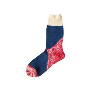 Kapital 96 Yarns Heel Bandana Socks - Red
