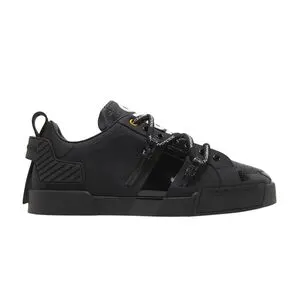 Dolce & Gabbana Portofino Low Top Sneakers - Black