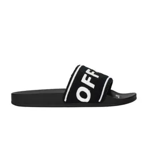 Off-white Embroidered Slides Slipper