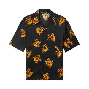 Palm Angels Burning Monogram Shirt