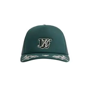 Kith X Wilson Polyfoam Nolan Trucker Hat 'stadium - Green