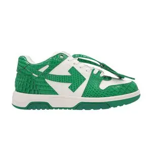 Off-White Out Of Office 'Croco' Sneakers Green