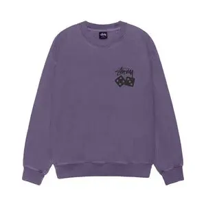StÜssy Dice Crewneck - Purple