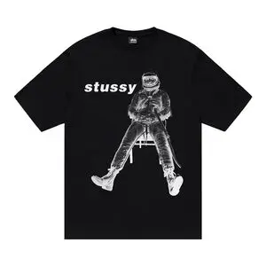 StÜssy Astronaut Graphic Tee - Black