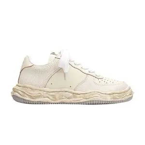 Mihara Yasuhiro Wayne Low Cracking Leather Sneakers