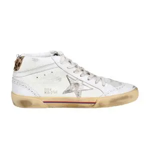 GOLDEN GOOSE Mid Star Leopard Sneakers
