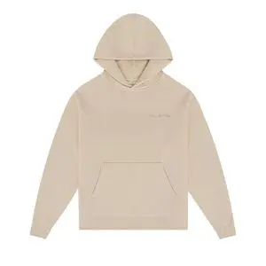 MUSEUM OF PEACE & QUIET Wordmark Pigment Dyed Hoodie - Brown