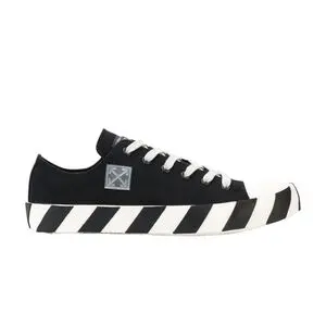 Off-White Low Striped Sneakers - Black