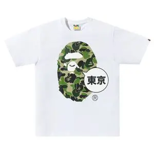 A BATHING APE Tokyo Big Ape Head City Tee - White