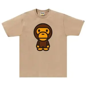 A BATHING APE Big Baby Milo Tee - Cream