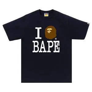 A BATHING APE I Love Tee - Black