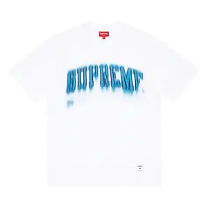 Supreme Blurred Arc Short-sleeve Top - White