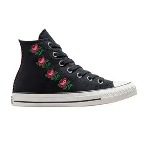 CONVERSE Chuck Taylor All Star High 'cross Stitch Roses - Black