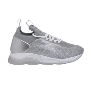 Versace Silver Tone Shoes For Men