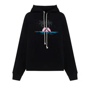 Palm Angels Hugging Palms Hoodie - Black