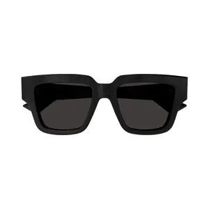 Bottega Veneta Classic Square Frame Sunglasses - Black