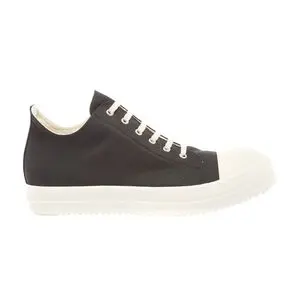 Rick Owens Cotton Nylon Low Sneakers - Black