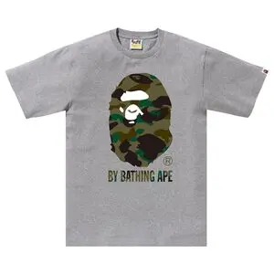 A BATHING APE 1st Camo Bathing Ape Tee - Grey