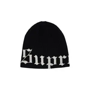 Supreme Old English Printed Beanie - Black
