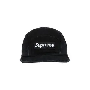 Supreme Denim Camp Cap - Black