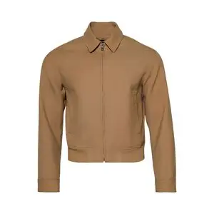 Women's Tan Zip-Up Jackets